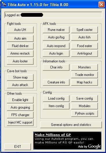 Tibia Auto 1.15.0 para Tibia client 8.00 | Tibiahacks's Weblog