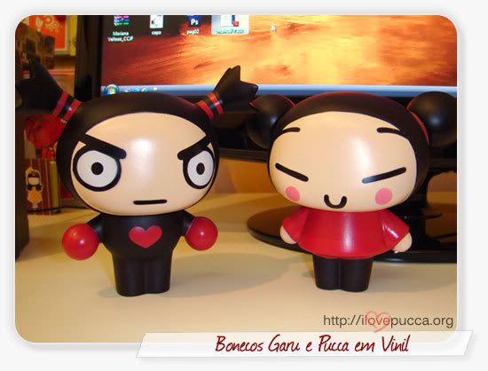 Bonecos da Pucca e Garu - I Love Pucca