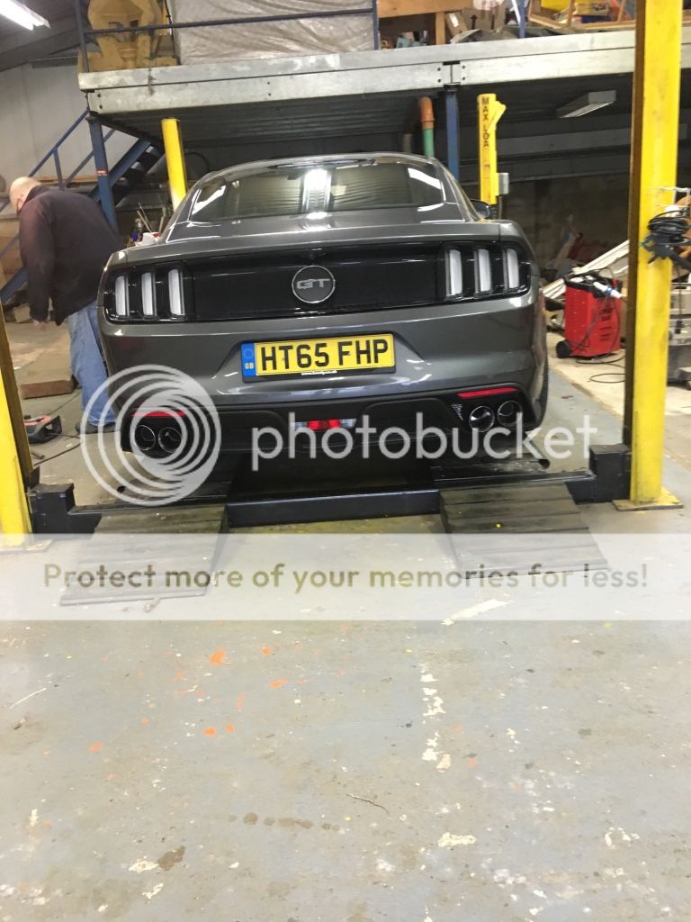 Gt350 quads and rear valance fitted | 2015+ S550 Mustang Forum (GT ...