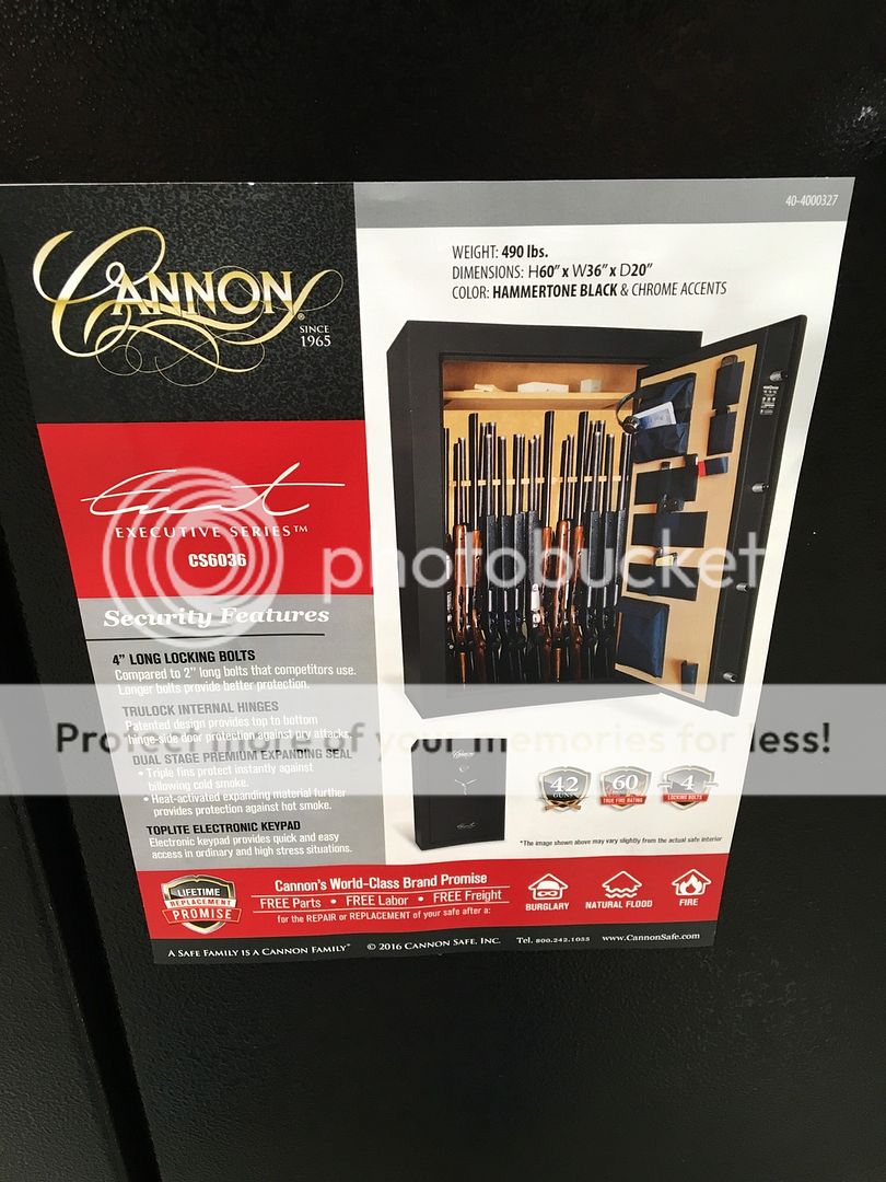 Cannon safe at Costco. Go or no go? - AR15.COM