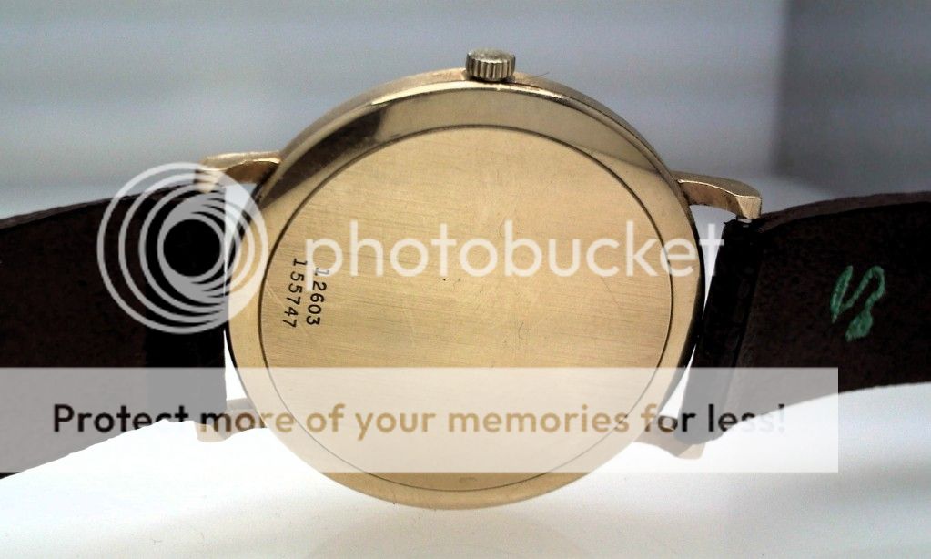 18K Vintage Piaget 12603 Automatic with Houphoute Boigny Very Rare ...