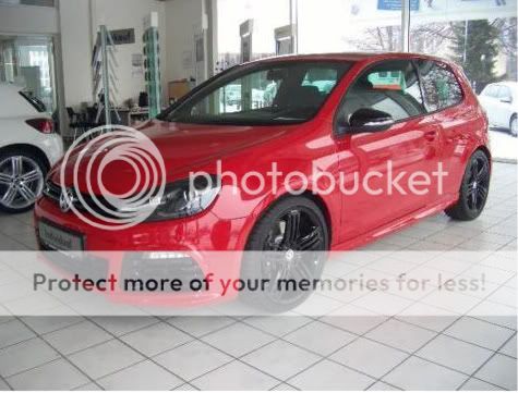 New Golf R colour combo photos - Red with Black Wheels - VW Golf R MK6 ...